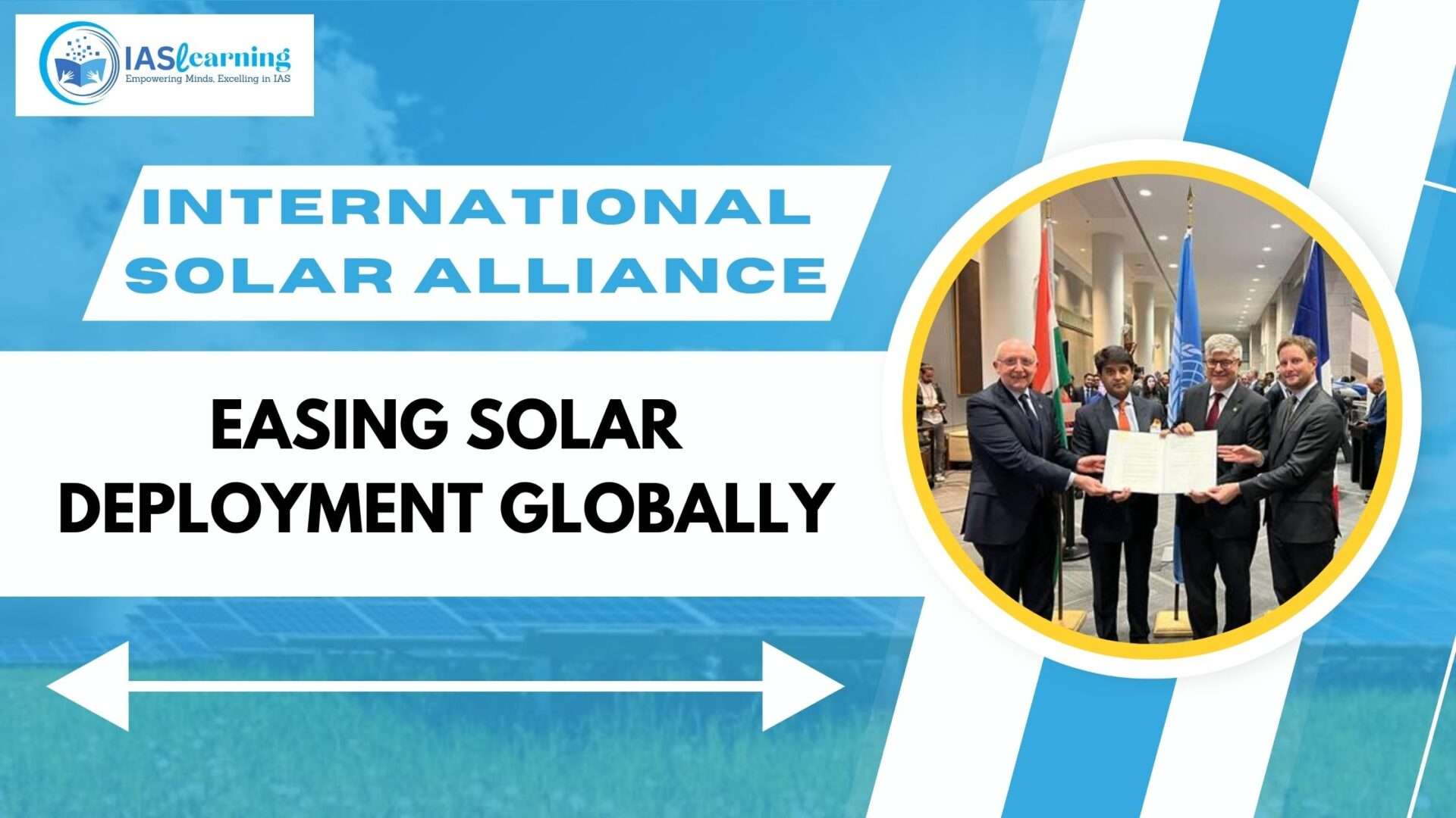 INTERNATIONAL SOLAR ALLIANCE: Illuminating a Greener and Bright Future ...